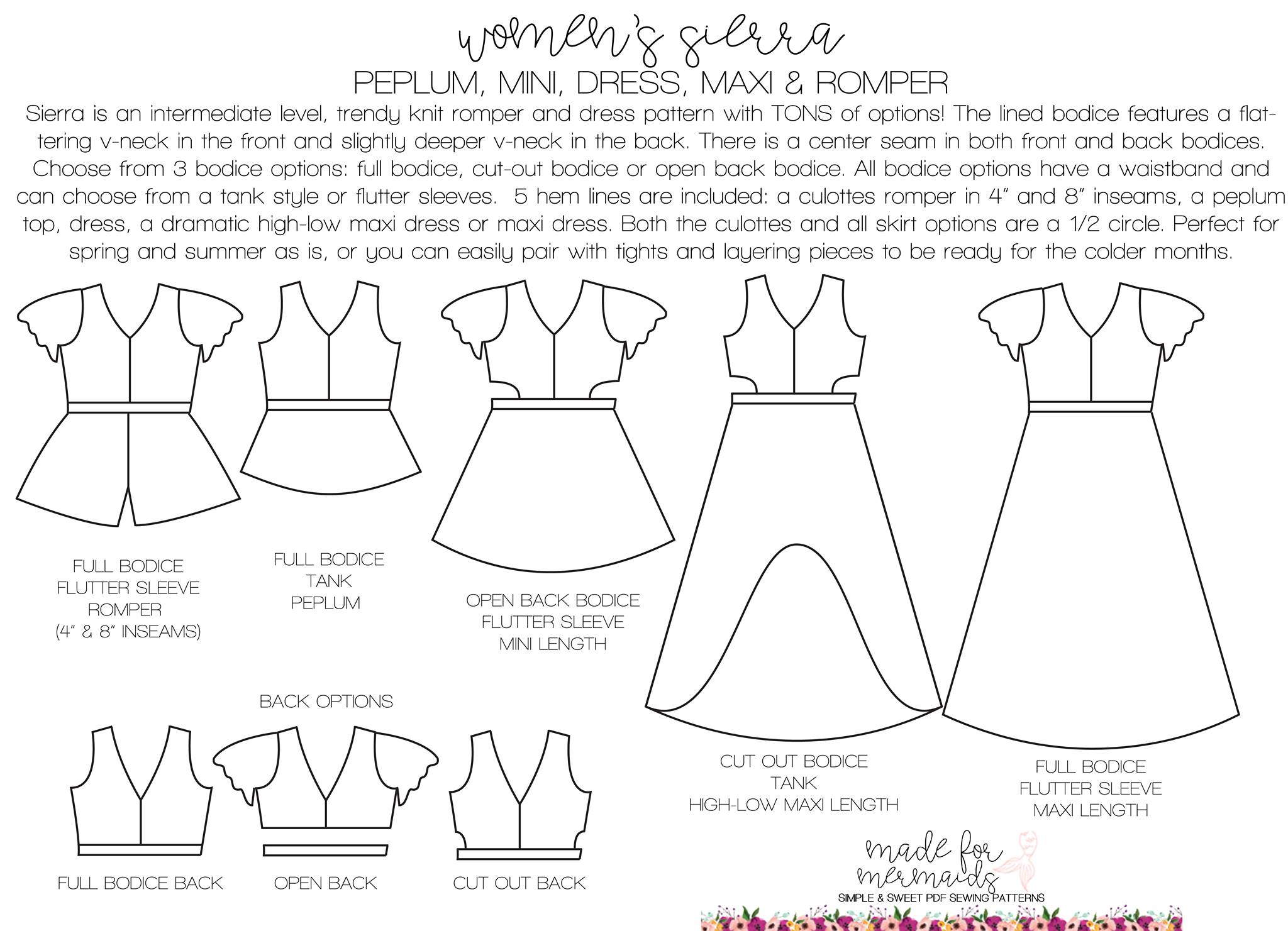 Women’s Sierra: Made for Mermaids Pattern Test